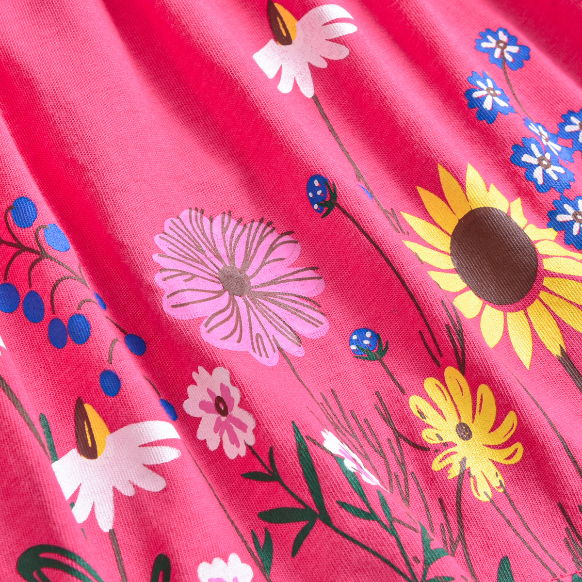 Pink Dungaree Frock 2Pc Set – Tinnie Tots